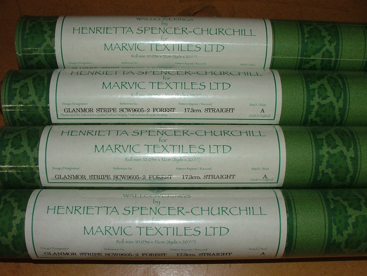 Vintage Wallpaper Spencer Churchill Henrietta Marvic Textiles SOLD BY ...