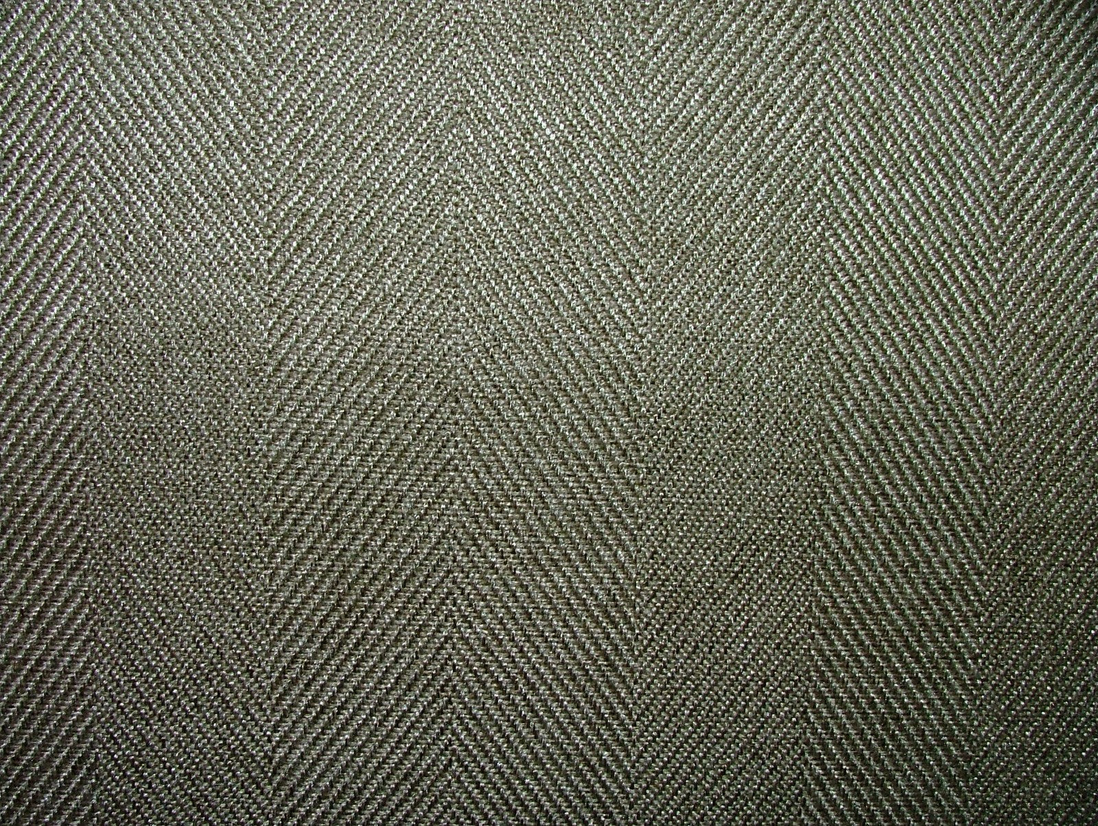 Herringbone Curtain Upholstery Fabric MUSHROOM - 6 Metre Roll ...