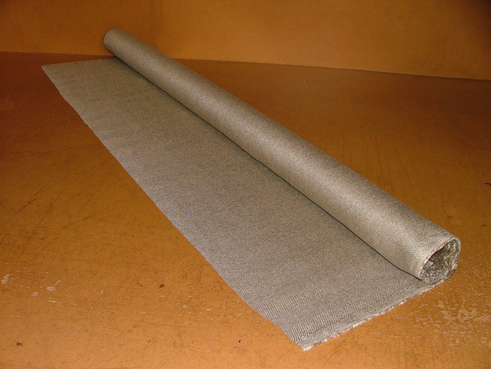 Herringbone Curtain Upholstery Fabric MUSHROOM - 6 Metre Roll ...
